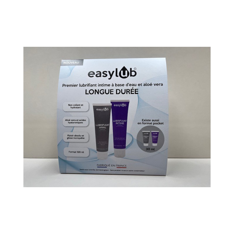 EASYLUB LUBRIFIANT INTIME 100 ml a base d eau et aloe vera.