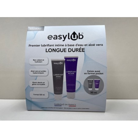 EASYLUB LUBRIFIANT INTIME 100 ml a base d eau et aloe vera.